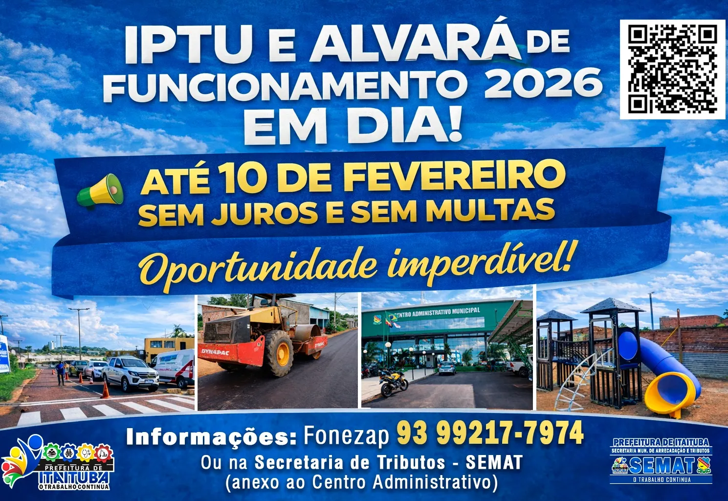 Notícia - ATENÇÃO CONTRIBUINTES DE ITAITUBA! IPTU E ALVARÁ DE ...